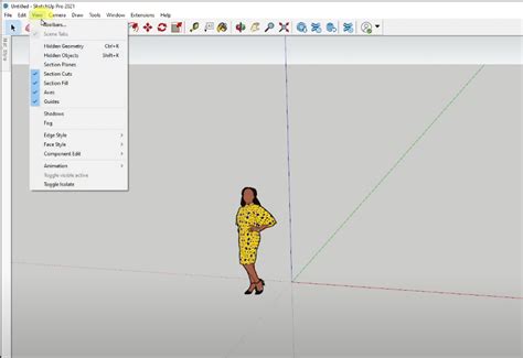 Isolate Objects In Sketchup Sketchup Isolate Command Tutorials