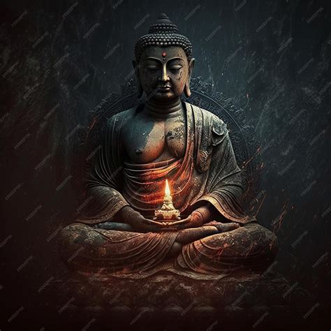 Premium Photo Lord Buddha Statue Gautam Jayanti Ai Generated Art