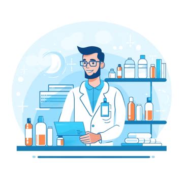Pharmacists At Work Clip Art