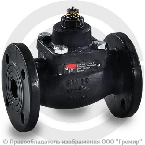 Клапан регулирующий фланцевый Ду 80 Ру 16 Ридан Vfm 2r купить в Москве цены в Гремир