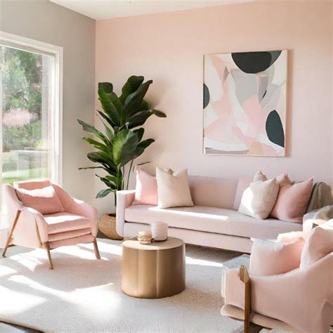 Light Pink Color For Living Room