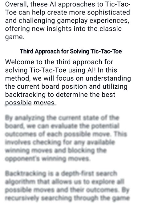 Solution Tic Tac Toe Game Program 3 Tic Tac Toe Game 3rd Approach In