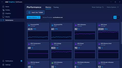 Intel Graphics Software — универсальный инструмент для настройки и