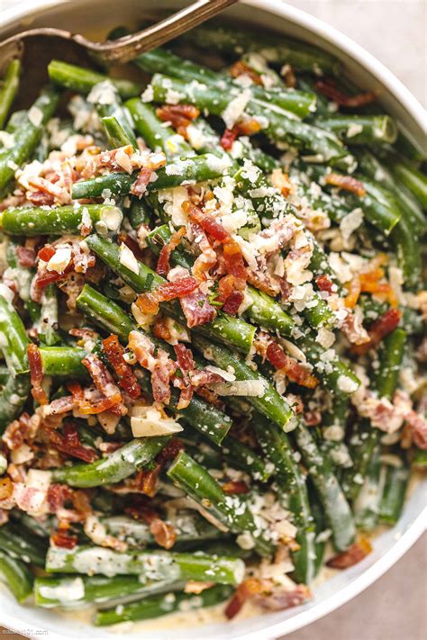 Creamy Parmesan Green Beans Casserole Best Green Bean Casserole