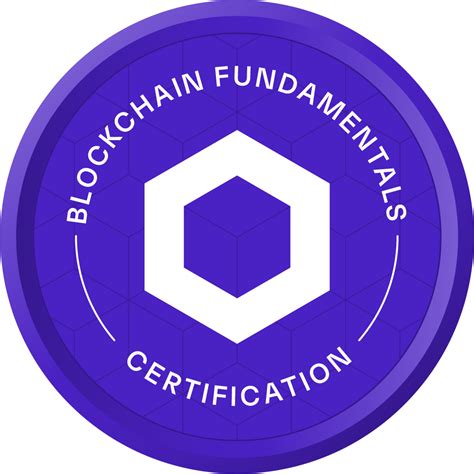 blockchain fundamentals certification credly