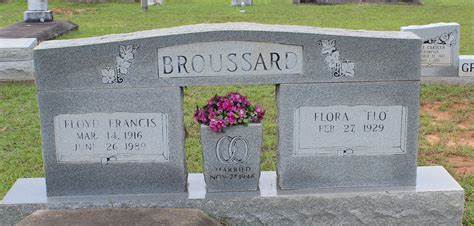 Floyd Francis Broussard 1916 1989 Find A Grave Memorial
