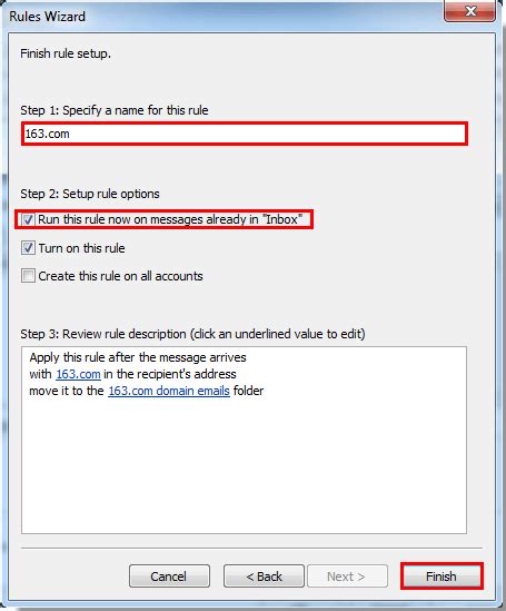 How To Move Emails From Certain Domain To Specified Folder In Outlook