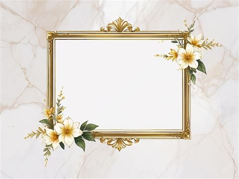 Premium Photo Marble Frame