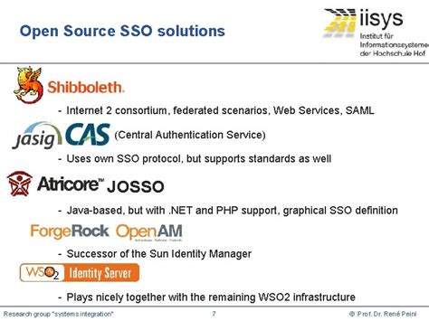 Approaches And Challenges For A Sso Enabled Extranet