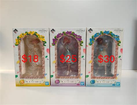 Miku Nino Ichika Quintessential Quintuplets With You Ichiban Kuji Prize Abc Figure Miku Nino