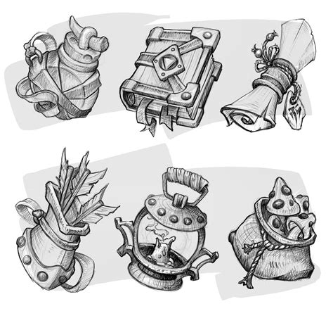 Игровые иконки Скетчи Пропс