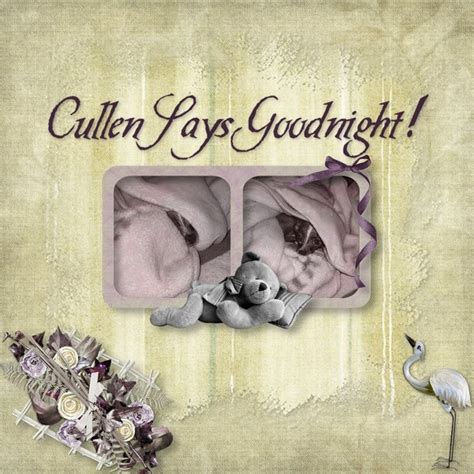 Blossoms Layout With Touched By Booland Designs