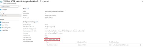 0x8010002c Requested Certificate Does Not Exist · Issue 87 · Microsoftintune Resource Access