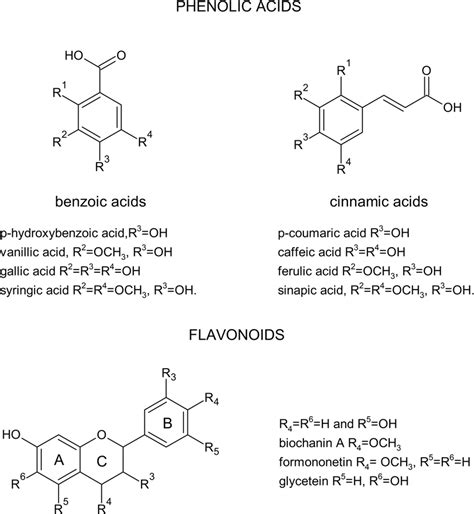 Structures Of Phenolic Compounds With Allelopathic Potential Borrelli Download Scientific
