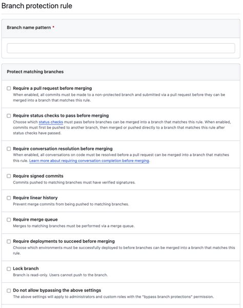 Github 브랜치 룰 설정하기