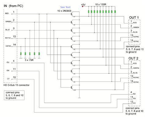 Monitor Splitter Controlcircuit Circuit Diagram