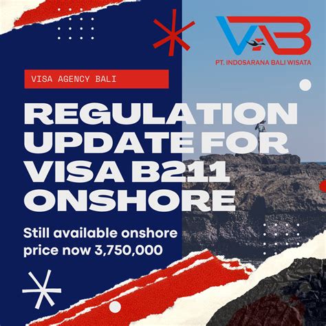 Regulation Update For B211 Onshore Visa Visa Agency Bali