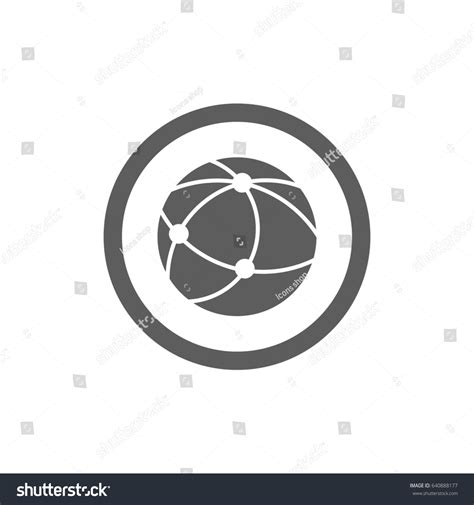 Global Technology Social Network Icon Trendy Stock Vector Royalty Free 640888177 Shutterstock