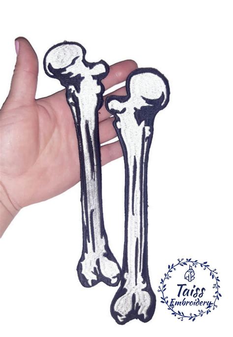 Goth Patch Bone Spine Patch Back Patch Spine Back Patch Occult