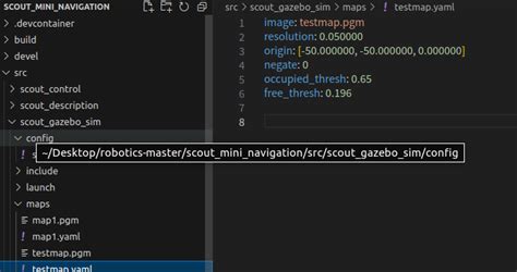 松灵机器人scout Mini小车 自主导航3——建图导航仿真机器人新疆是个好地方 开放原子开发者工作坊