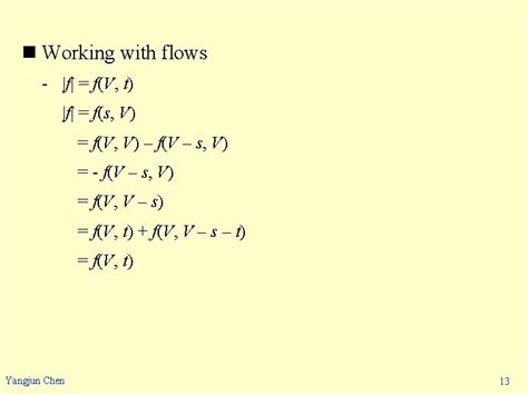 Flow Network Flow Network And Flows Fordfulkerson Method