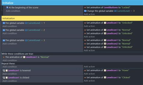 [solved] level selection and animation how do i gdevelop forum