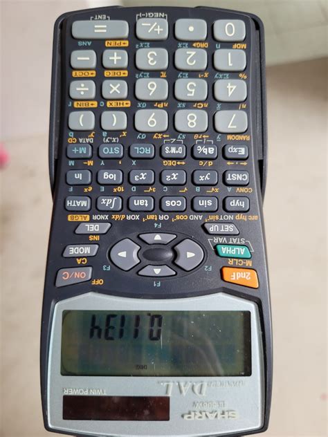 sharp scientific calculator el 506w hobbies and toys stationery and craft