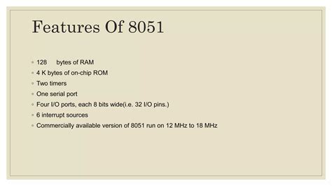 8051 Architecture And Pin Configuration Ppt
