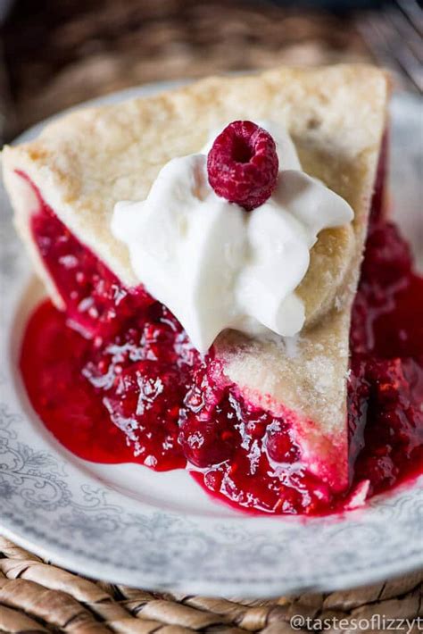 Raspberry Pie Baked Red Raspberry Pie Recipe With Fresh Or Frozen Berries