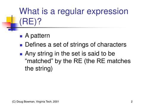 PPT Understanding Regular Expressions Patterns Applications PowerPoint Presentation ID