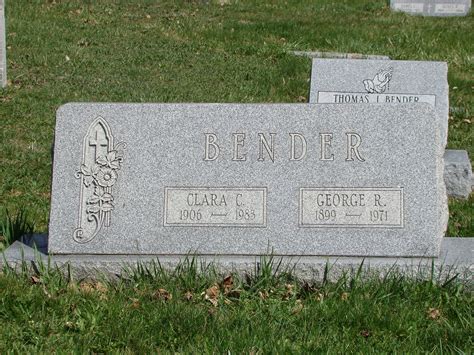 George Rudolph Bender 1899 1971 Mémorial Find A Grave