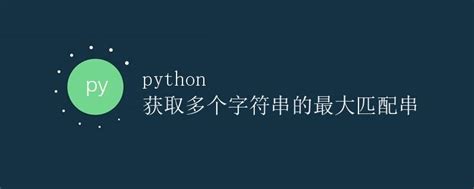 Python 获取多个字符串的最大匹配串极客笔记