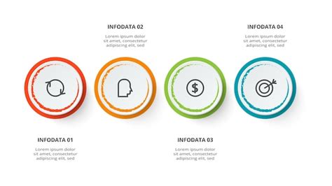 Premium Vector Circle Concept For Infographic With Steps Options Parts Or Processes Business