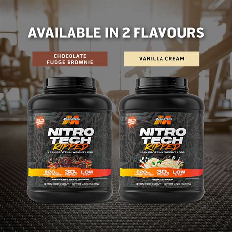Muscletech Nitrotech Ripped 4lbs Shopee Malaysia