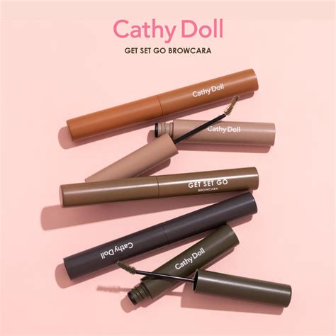 Cathy Doll Get Set Go Browcara 32g 01 Cinnamon Brown