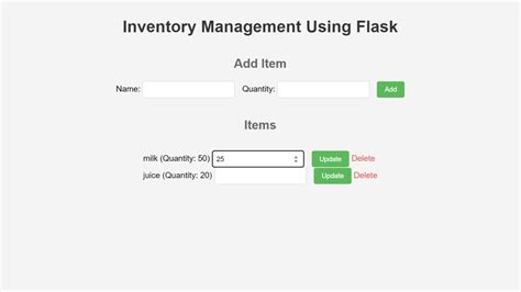 Building My First Flask App Inventory Management System