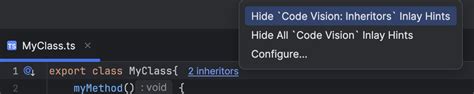 Inlay Hints WebStorm Documentation