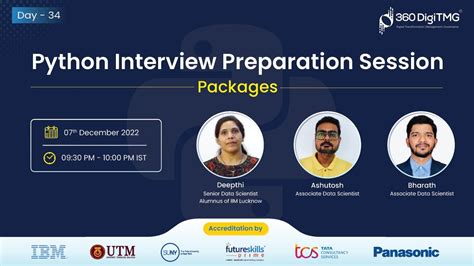 Python Interview Preparation Session Packages Day 34 360digitmg