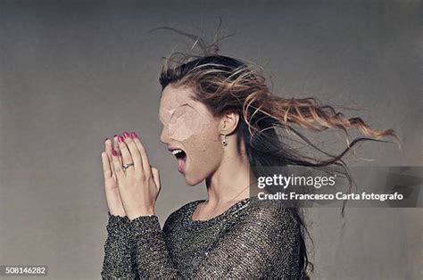 Shy Face Woman Photos And Premium High Res Pictures Getty Images