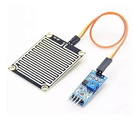 Sensor De Lluvia Gotas De Agua Humedad Arduino Uno Pic Avr Mercadolibre