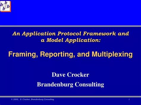 ppt an application protocol framework and a model application