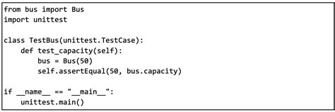 solved can you help me write the test bus py base on the