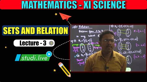 class 11 maths sets and relation lecture 3 maharashtra board
