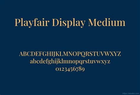 Playfair Display Medium Font Free Download Ttf Otf Wisabo Fonts