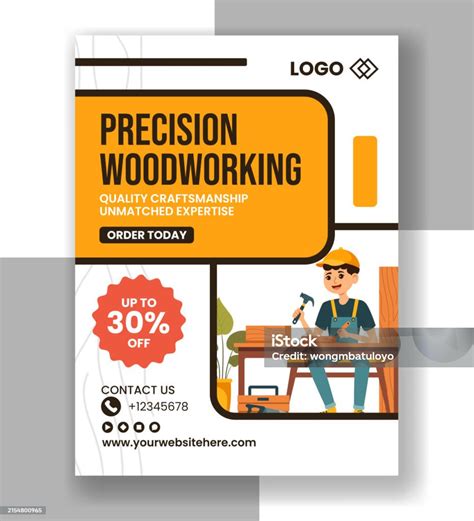 목공 수직 포스터 평면 만화 손으로 그린 템플릿 배경 일러스트 리노베이션에 대한 스톡 벡터 아트 및 기타 이미지 리노베이션 가구 건설 기계류 Istock