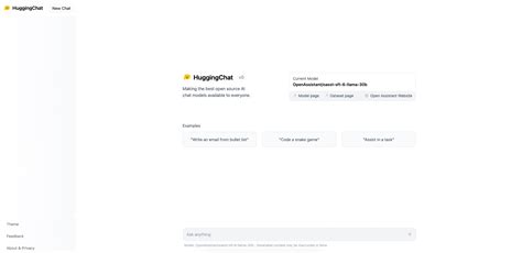 HuggingChat : un générateur de texte par IA open source