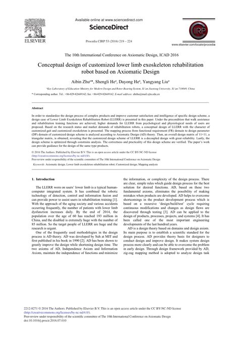 Pdf Conceptual Design Of Customized Lower Limb Exoskeleton Rehabilitation Robot Based On