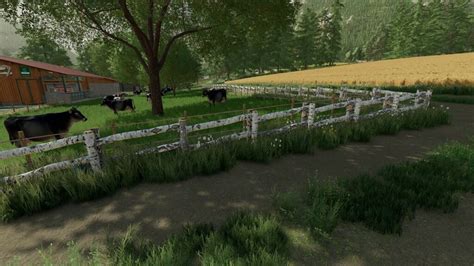 Tree Trunk Fences FS22 KingMods Tree Trunk Fences FS22 KingMods