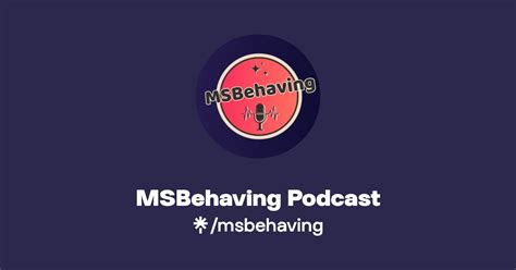 Msbehaving Podcast Instagram Linktree