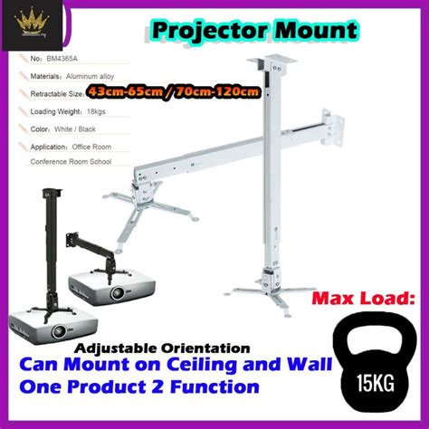 Projector Ceiling Mount Wall Mount Projector Bracket Adjustable